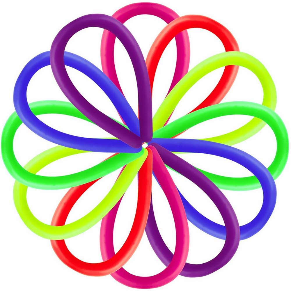 ZONESTA 12 Packs Colorful Sensory Fidget Stretch Toys-Stretchy Strings Stretchy Noodles Fidget Toy for Relaxing Toy