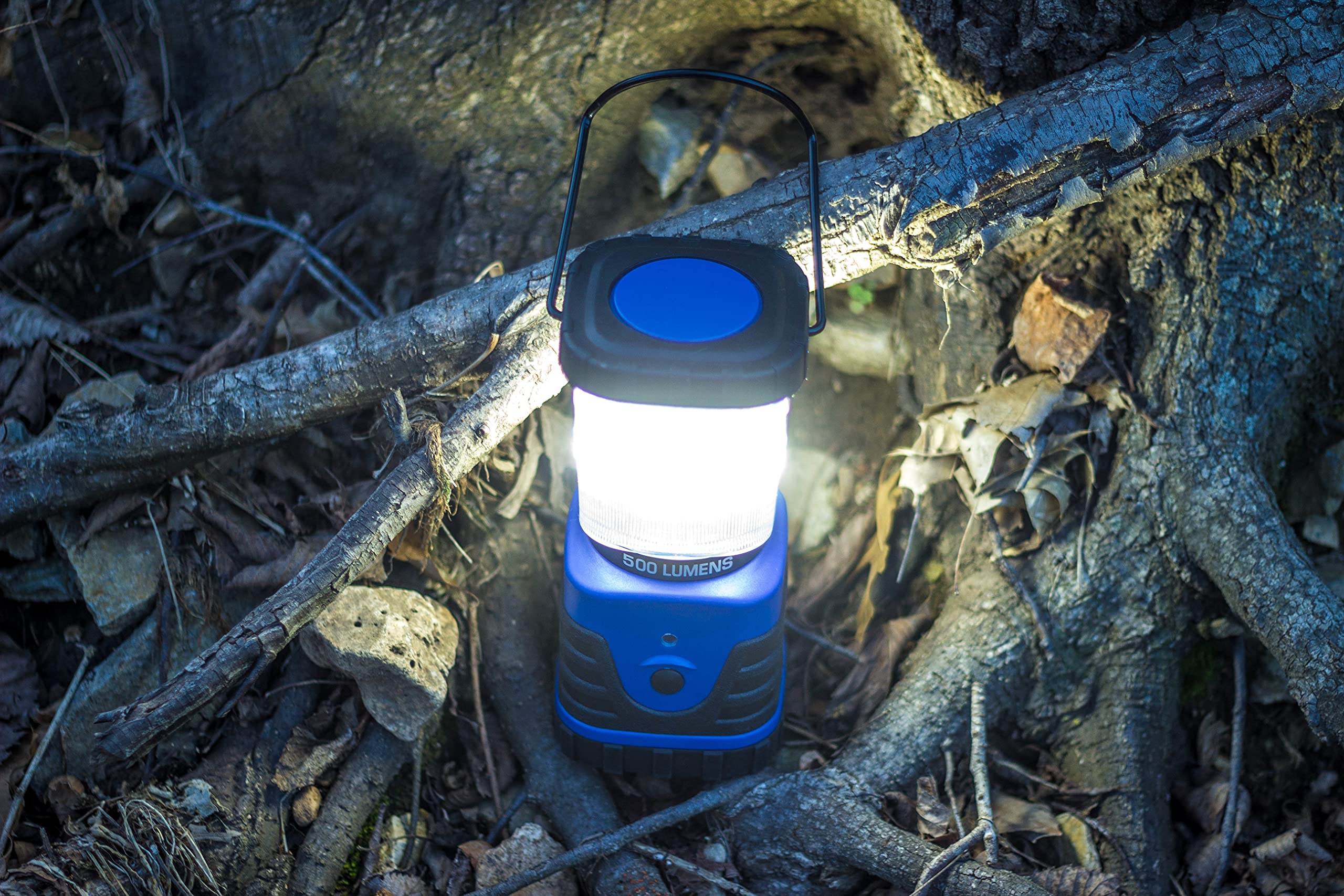 Stansport 500 Lumen Lantern with SMD Bulb, Blue/Black, one Size