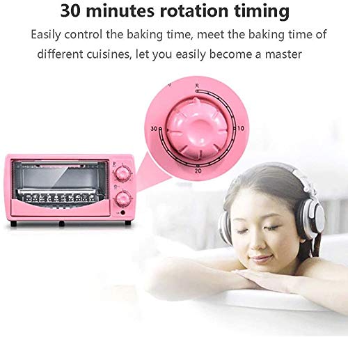 Compact Electric Oven, Household Baking Oven, Mini Oven with Electric Grill, 30 Minutes Rotation Timing,12 Liter Capacity (Color : A)