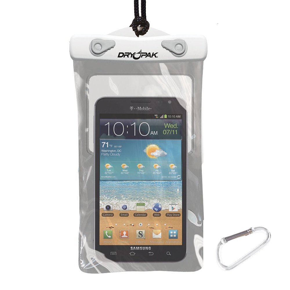 Dry PAK Dry Bag Case for Cell Phones, iPhone, Androids, 5" x 8"