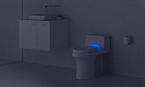 KOHLER 5588-0 Purefresh Elongated Nightlight, Grip-Tight Bumpers, Quiet-Close Release Hinges, Quick-Attach Hardware, No Slam Toilet Seat, White