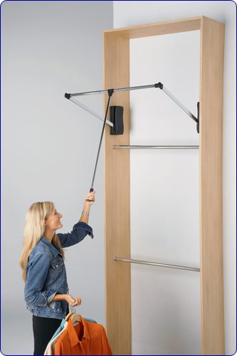 Pull Down Closet Rod Heavy Duty