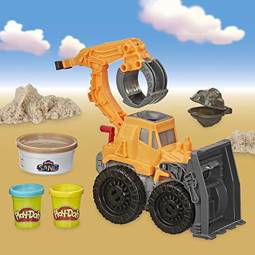 Play-Doh Wheels Front Loader Toy Truck for Kids Ages 3 and Up