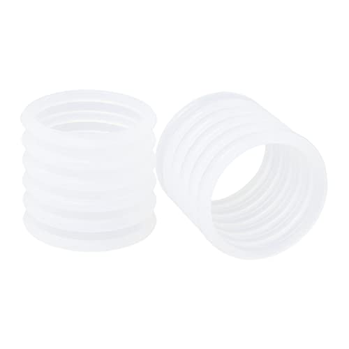 ITROLLE 50PCS Non-Slip Rubber Clothing Hanger Grips Clothes Hanger Strips Use for Wood and Plastic Hangers