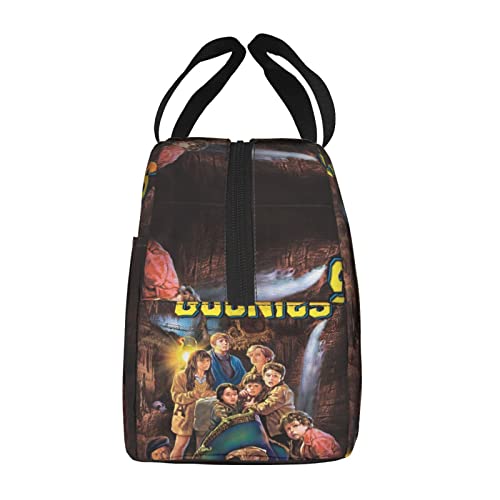 Goonies Never Say Die Insulated Lunch Bag Reusable Lunch Box For Office Work Lunch Tote Bag