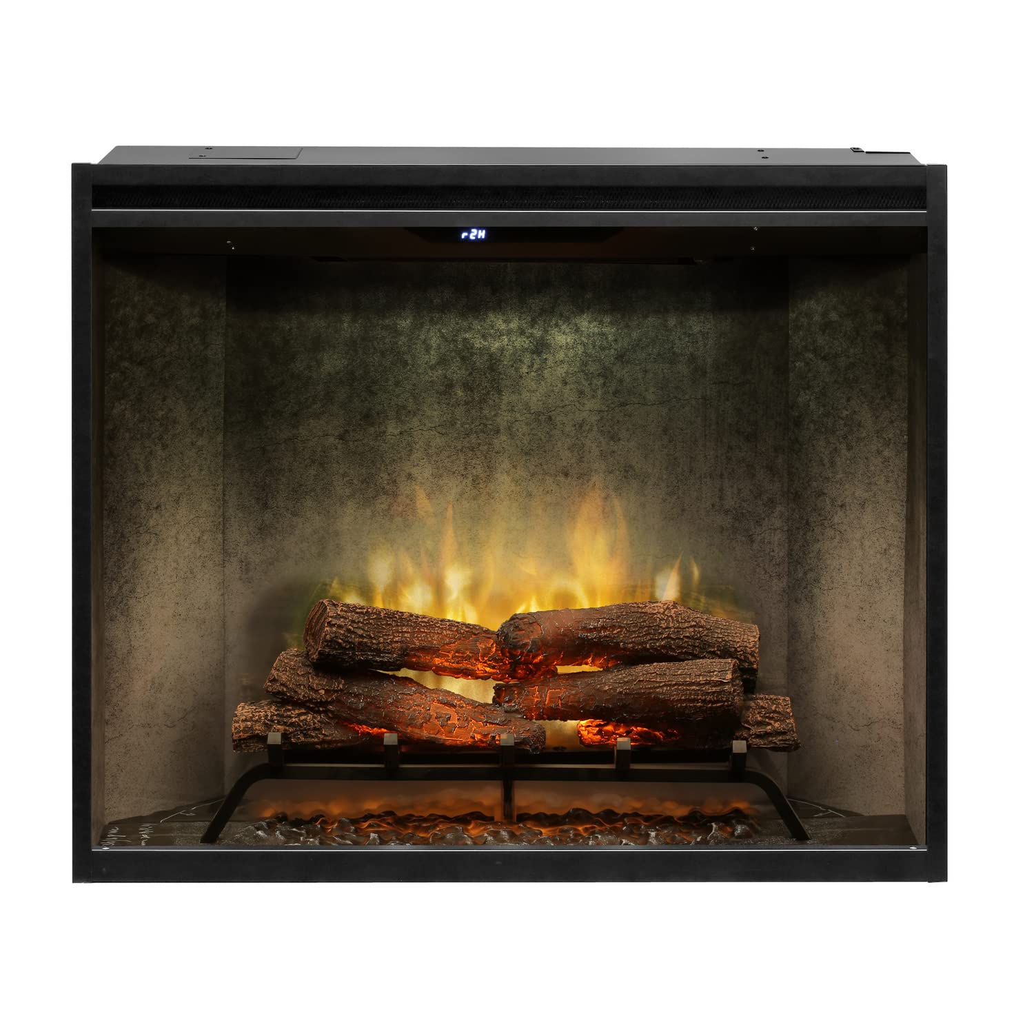 Dimplex RevillusionĀ® 36" Portrait Built-In Firebox (Model: RBF36PWC), 4400/6745/8794 BTU, 120/208/240 Volt, 1300/1975/2575 Watt, Weathered Concrete