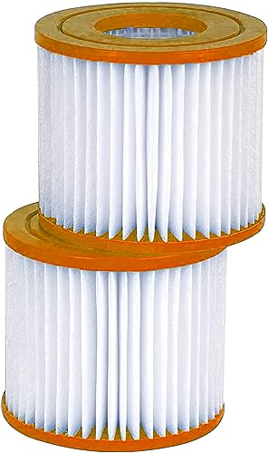 Guardian Filtration - 2 Pack Spa Filter Replacement for Unicel c-4313, Pleatco PBW4PAIR, Filbur FC-3753 | Intex Sand N Sun Size D, Simple Set Type 1, Aqua Leisure Size 1 | Model 404-120 (2 Pack)