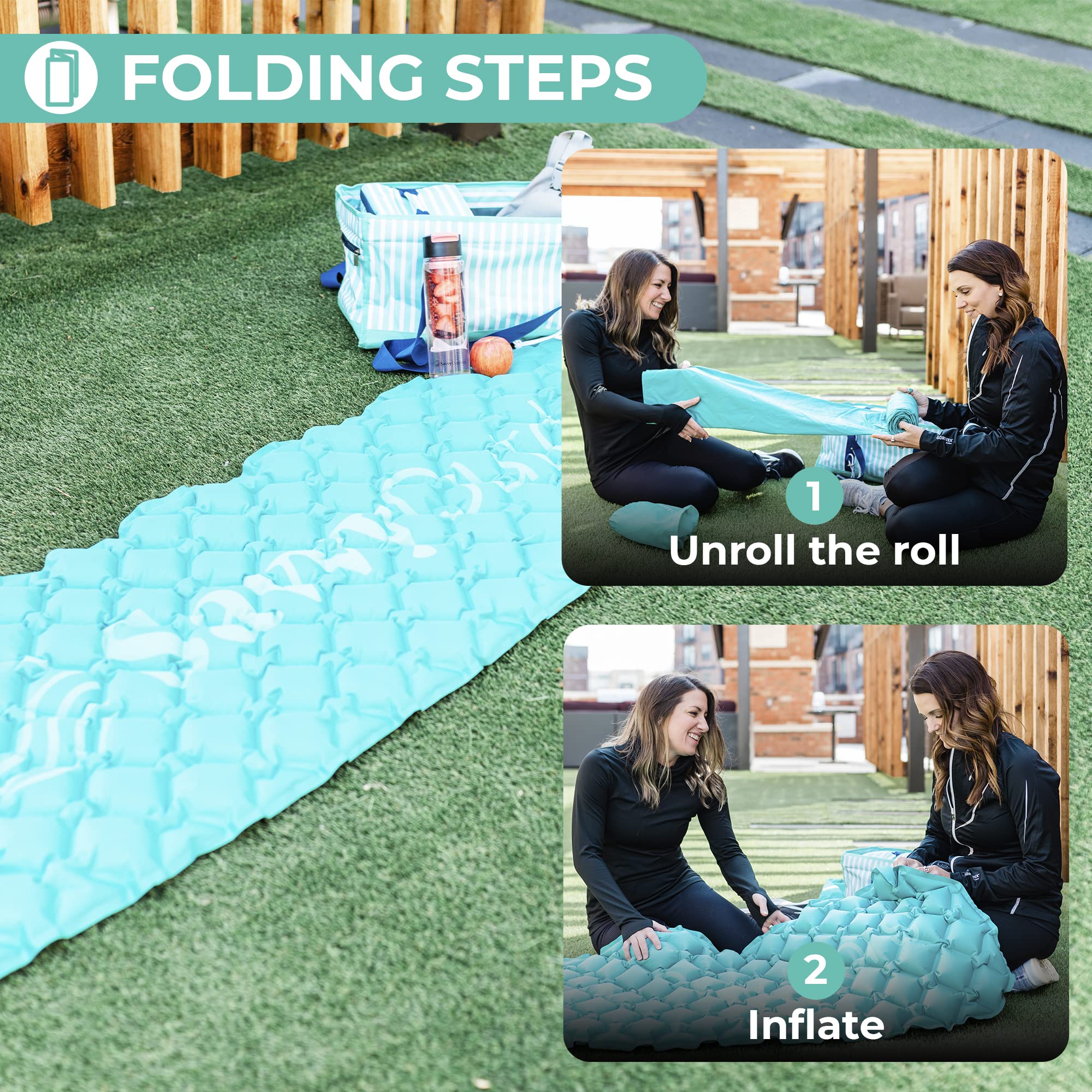 Comfortable Inflatable Camping Pad - by Savvy Outdoors