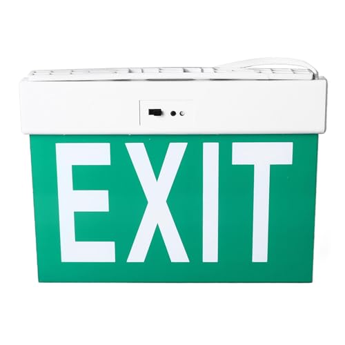 Led Emergency Exit Sign Acrylic Clear Eye Catching Exit Sign with Light for Building Camera Indoor Use AC85ā265V