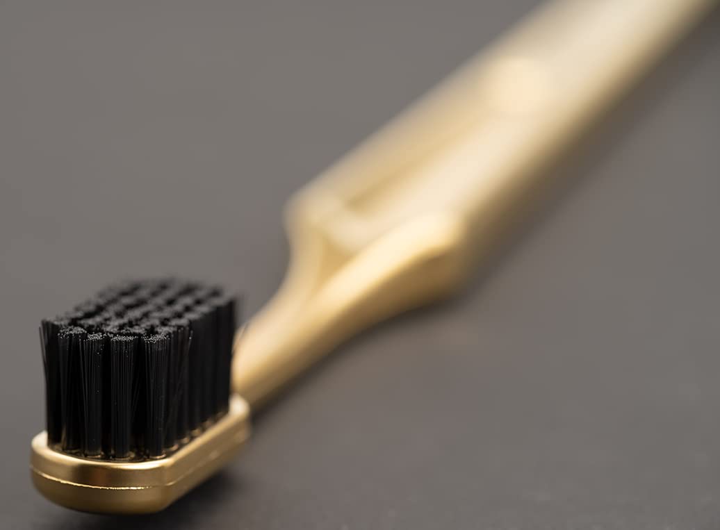 Paro Limited Edition 24K Gold Plated Amica Toothbrush - a Touch of Luxury!! The Perfect bristles Now with Style!