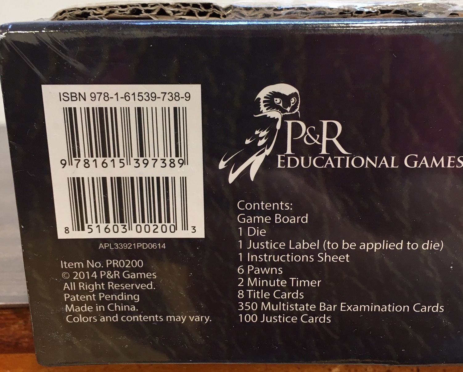 Passing the Bar Board Game