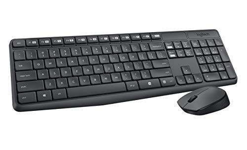Logitech MK235 Wireless Keyboard and Mouse (Renewed)