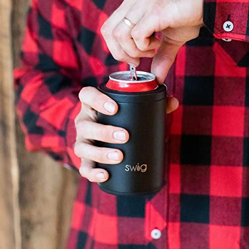Swig Life Standard Can + Bottle Cooler, Stainless Steel, Dishwasher Safe, Triple Insulated Can Sleeve for Standard Size 12oz Cans or Bottles in Confetti Print
