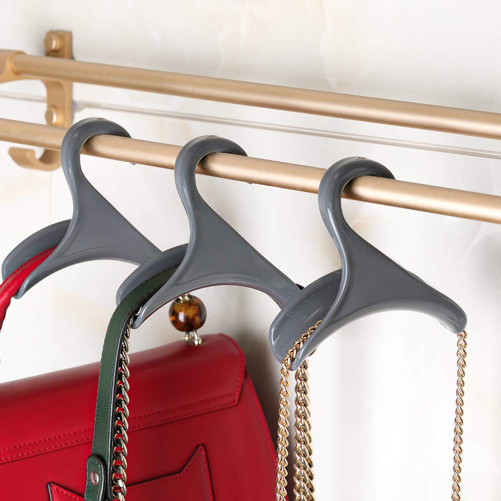 Purse Hanger Hook Bag Rack Holder - Handbag Hanger Organizer Storage - Over The Closet Rod Hanger for Storing and Organizing Purses | Backpacks |Satchels | Crossovers | Handbags | Tote(2 Pack)