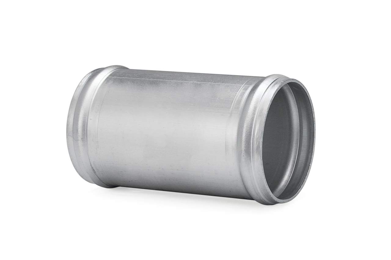 HPS AJ400-500 6061 T6 Aluminum Joiner Tubing with Bead Roll, 11 Gauge, 4" Length, 5" OD, 0.120" Wall Thickness