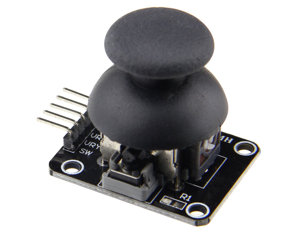 WMYCONGCONG 5 PCS Joystick Breakout Module Game Controller Compatible with Arduino PS2 + 120 PCS Multicolored Breadboard Jumper Wires Ribbon Cables Kit