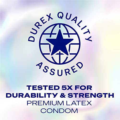 Durex Air Condoms Extra Thin Condoms, Regular Fit, Natural Rubber Latex Condoms for Men, FSA & HSA Eligible, 36 Count, Package May Vary