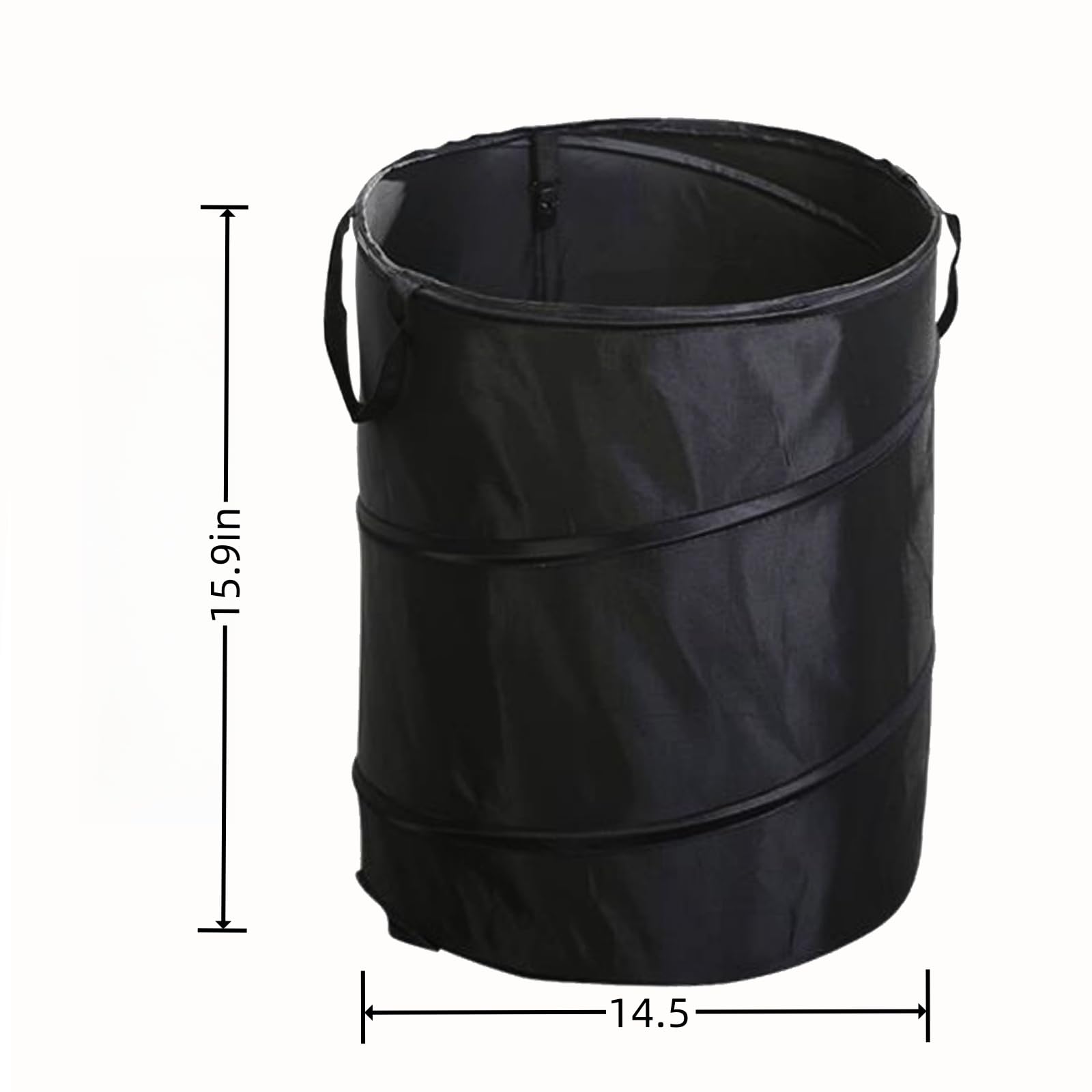 Leinoupt:Collapsible Trash can,Folding Garbage Cans,Pop Up Trash Can,Camper Trash can,for Camping Garbage Can Collapsible,Clothes and Toys Recycle bin(10 Gallons)