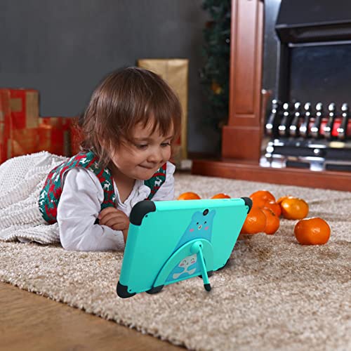 weelikeit Kids Tablet 7 inch Android 11, Learning Tablet for Children, 2GB + 32GB Toddler Tablets with YouTube, Netflix, WiFi 6, Bluetooth 5.0, Dual Camera, Shockproof Case, Stand, Stylus(Green)