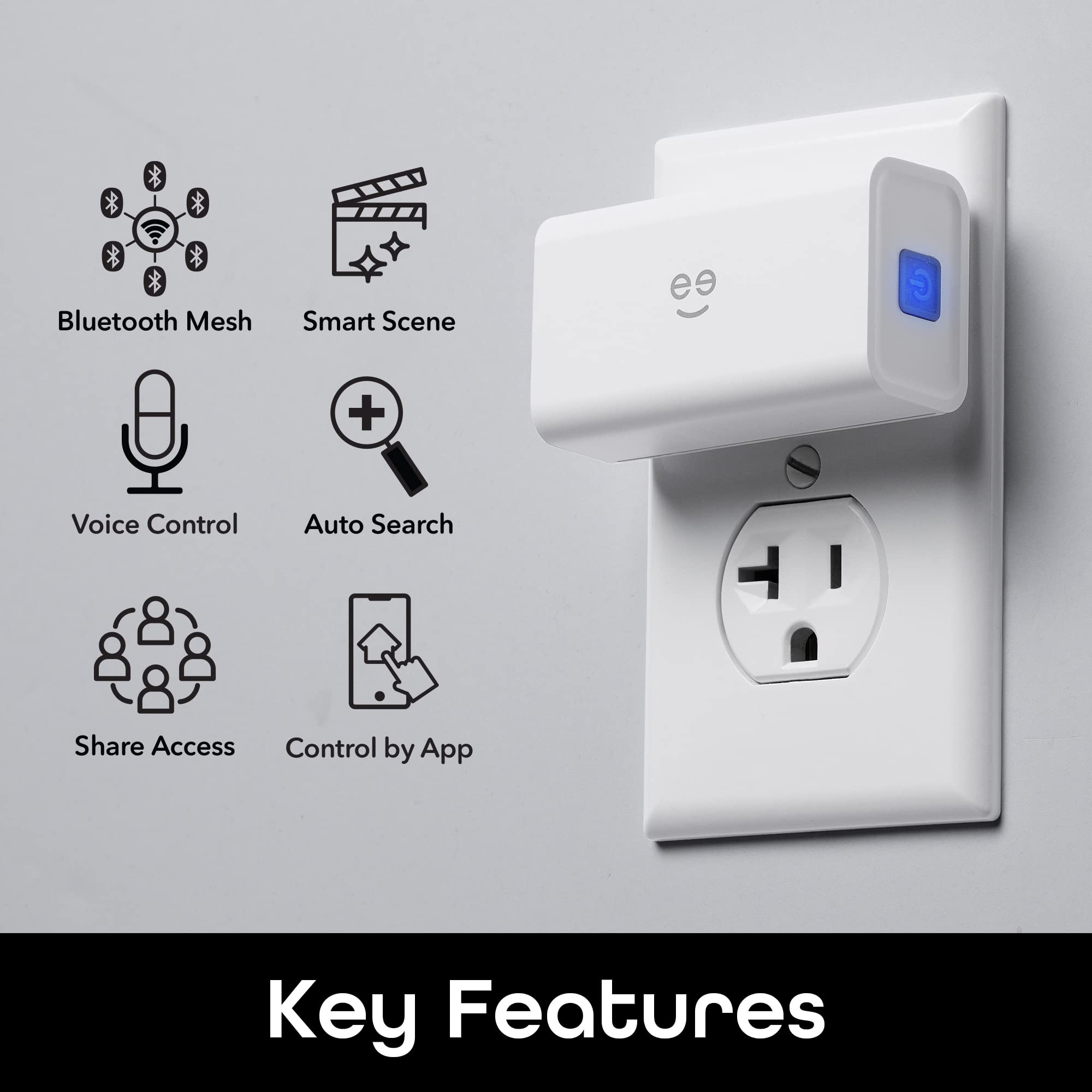 Geeni Connect Bridge Smart Home Hub - WiFi Bluetooth Bridge Gateway Hub - Works with Smart Life App and Tuya, Voice Control, Compatible with Alexa and Google Home Assistant