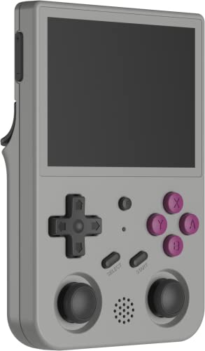 RG353VS Retro Video Handheld Game Console Linux System, 3.5 Inches IPS Screen 64G TF Card Preload 4450 Classic Games RK3566 64bit Gaming Console Compatible with Bluetooth 4.2 and WiFi