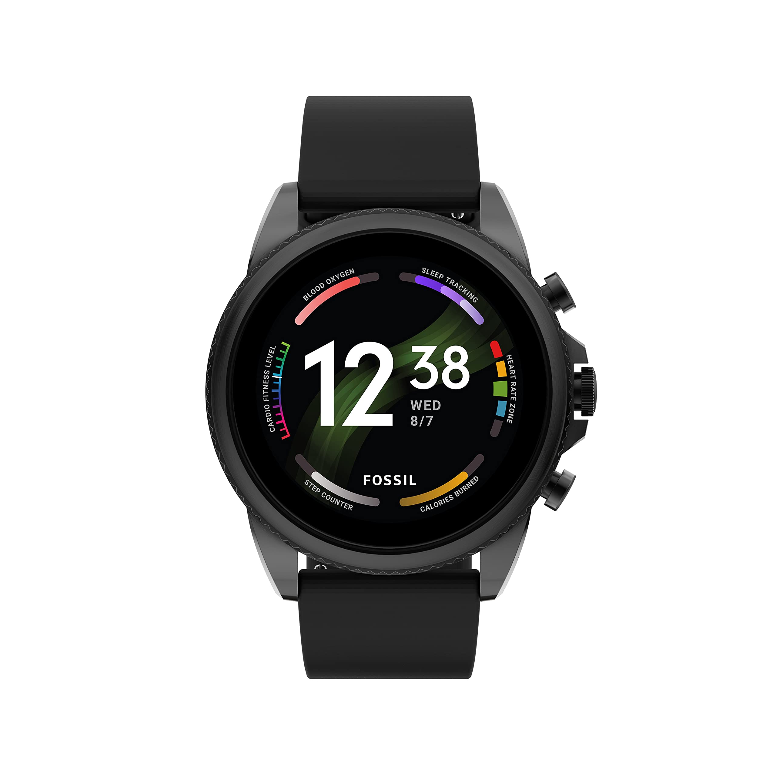 Fossil Gen 6 Men's 44mm Touchscreen GPS and Activity Smartwatch with Signature Series Charger Bundle