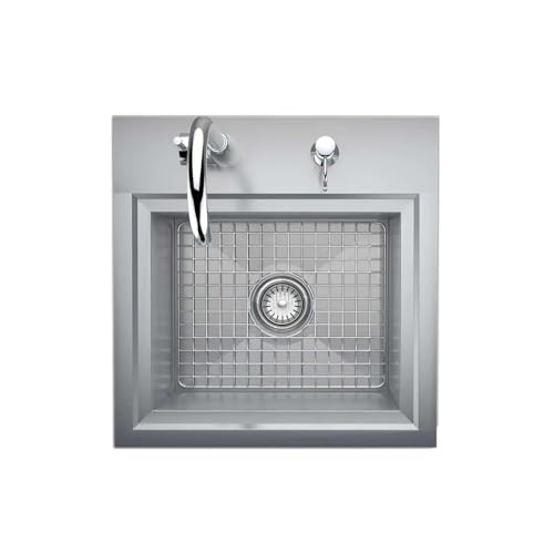 Sunstone Drop in Sink with Hot and Cold Water Faucet and Cutting Board