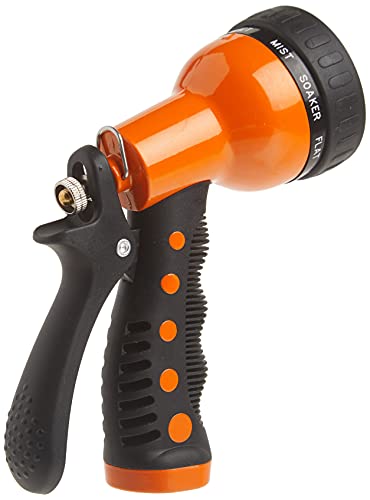 Dramm Available 12702 9-Pattern Revolver Spray Nozzle, Orange
