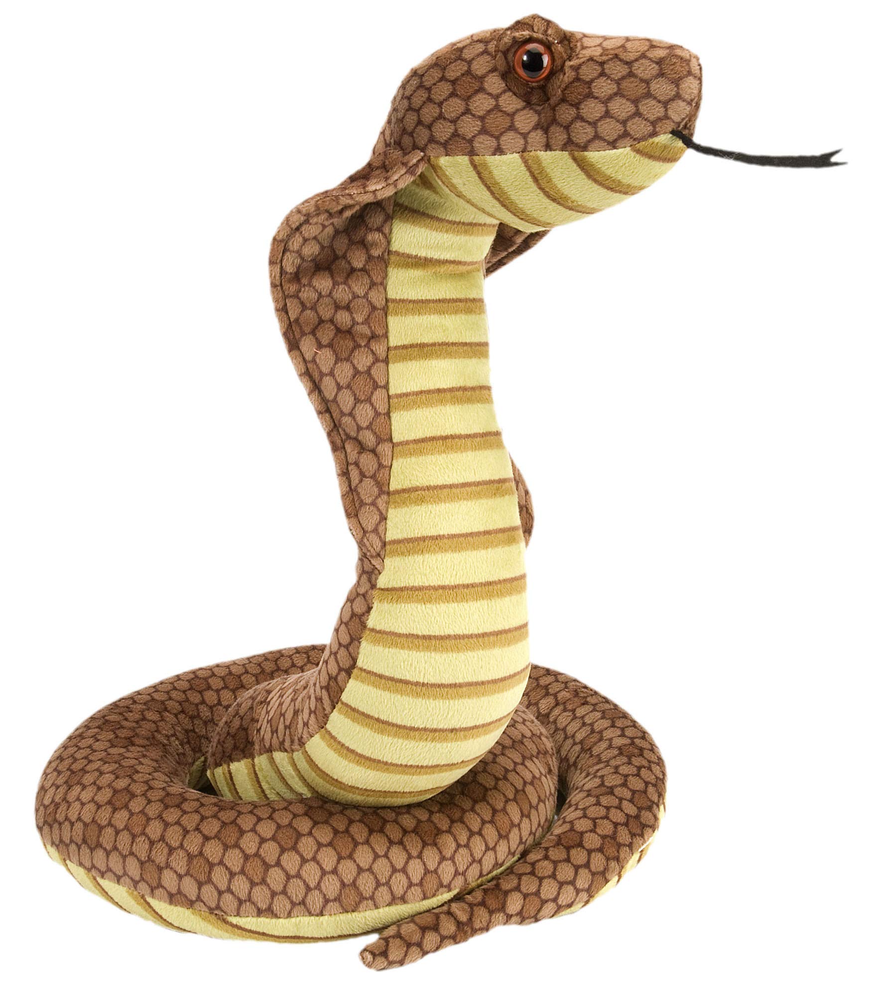 Wild Republic Cobra Plush, Stuffed Animal, Plush Toy, Gifts for Kids, Cuddlekins 12 Inches