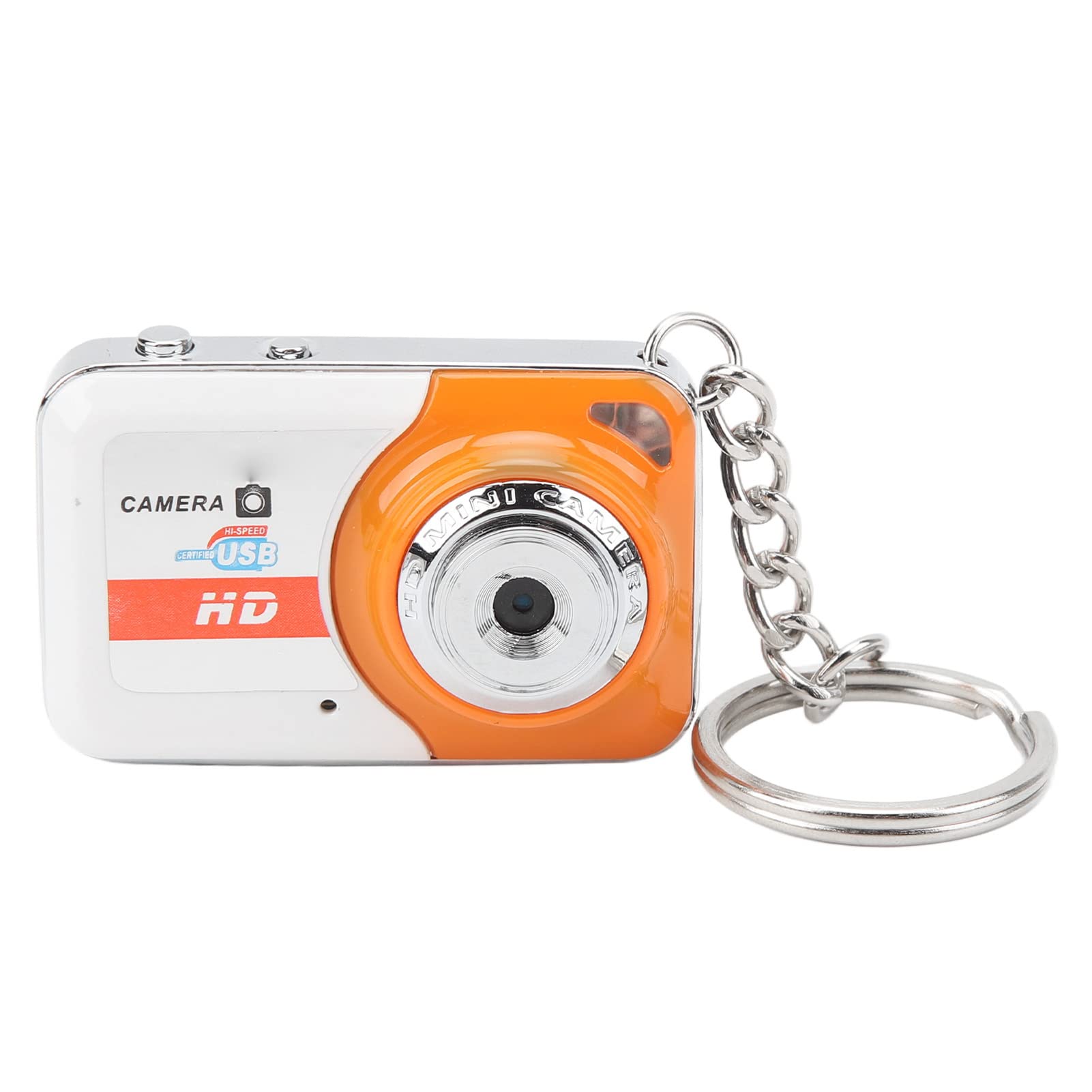 Compact Small Camera for Kids, Digital Camera with Various Functions, High Speed Connection, Motion Detection Gifts for Kids Student Children Teens Girl Boy (Orange)