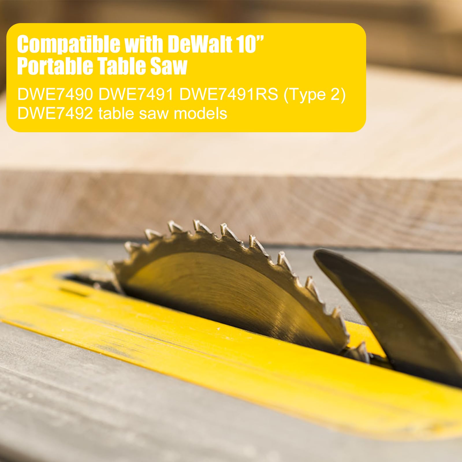 DWE7402DI Table Saw Accessories Dado ThroatPlate Dado Blades for 10 inch Table Saw DWE7490 DWE7491 DWE7491RS DWE7492