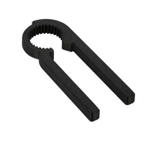Compact Twist Beverage Bottle Opener and Tightener - Bottle Cap Gripper - Easily fits in the Pocket or Bag (Black)