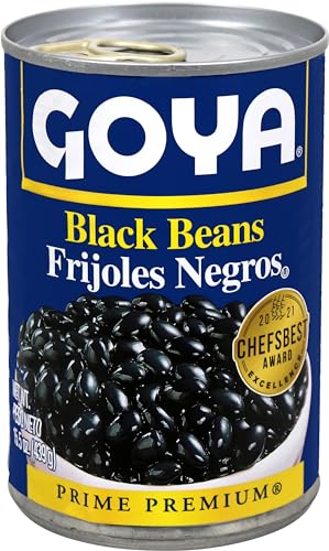 Goya Foods Black Beans, 15.5 Ounce (Pack of 8)