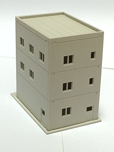 Outland Models Railway Modern 3-Story Building / Shop A Unpainted N Scale 1:160