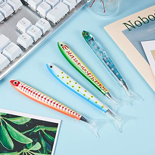 Outus Fish Pen Ballpoint Pens Cute Fish Pen for Fish Pen Decoration Party, Christmas Halloween Near Year Gift (12 Pieces)