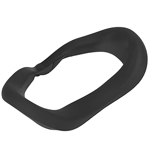 Face Pad Cushion, VR Comfortable Washable Eye Protect Cover Light Blocking for VR Gaming Headset(Black)