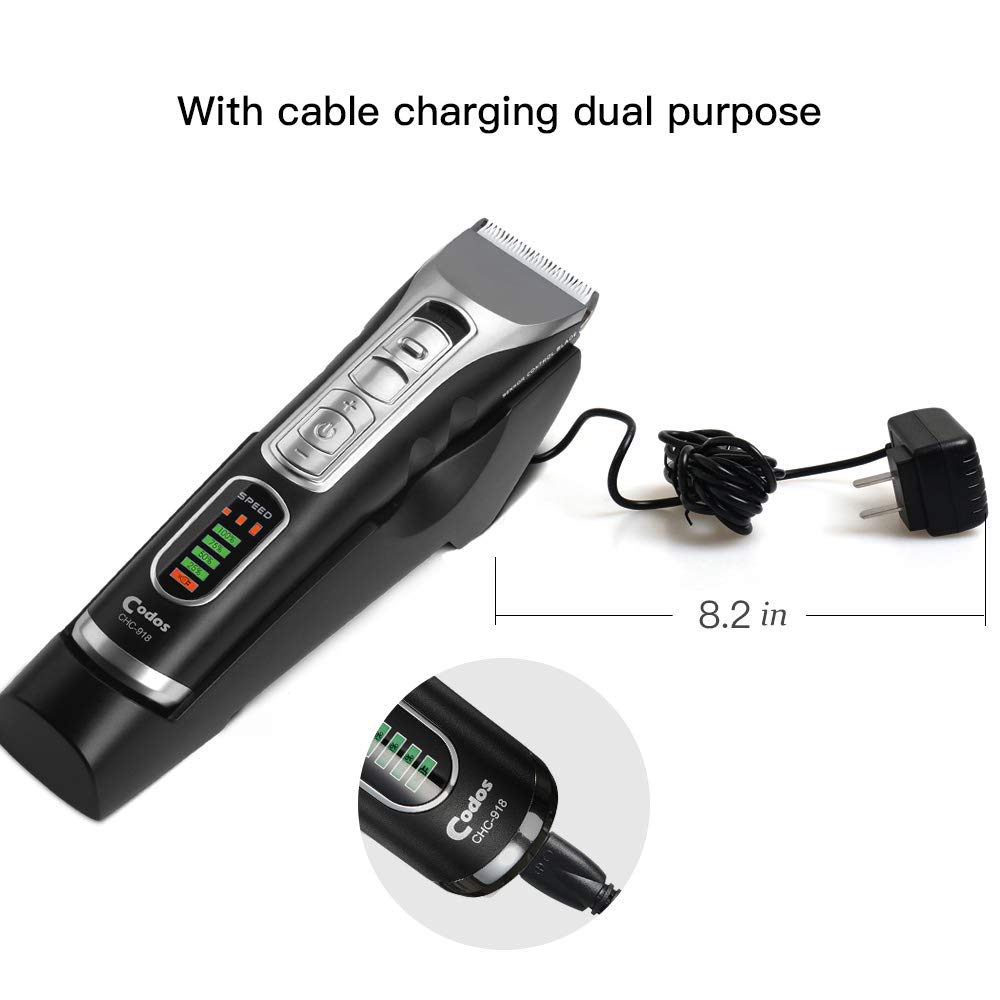 Codos professional hair clipper adult smart hair clipper razor electric clipper hair clipper ceramic CHC-918 official standard.