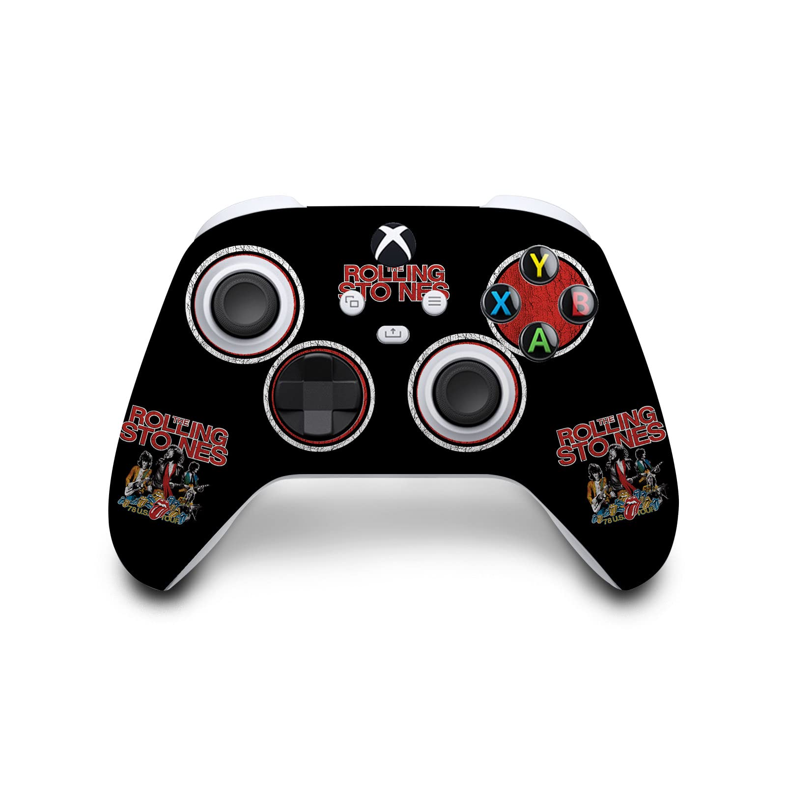 Head Case Designs Officially Licensed The Rolling Stones Band Art Vinyl Sticker Gaming Skin Decal Cover Compatible with Xbox Series S Console and Controller Bundle