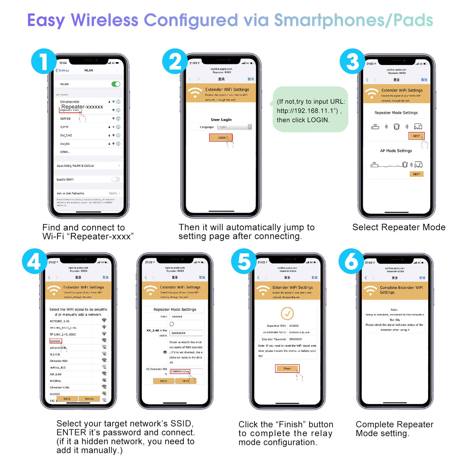 WiFi Extender Signal Booster Up to 4000sq.ft and 40 Devices, WiFi Range Extender, Wireless Internet Repeater, Long Range Amplifier with Ethernet Port, 1-Tap Setup, Access Point, Alexa Compatible