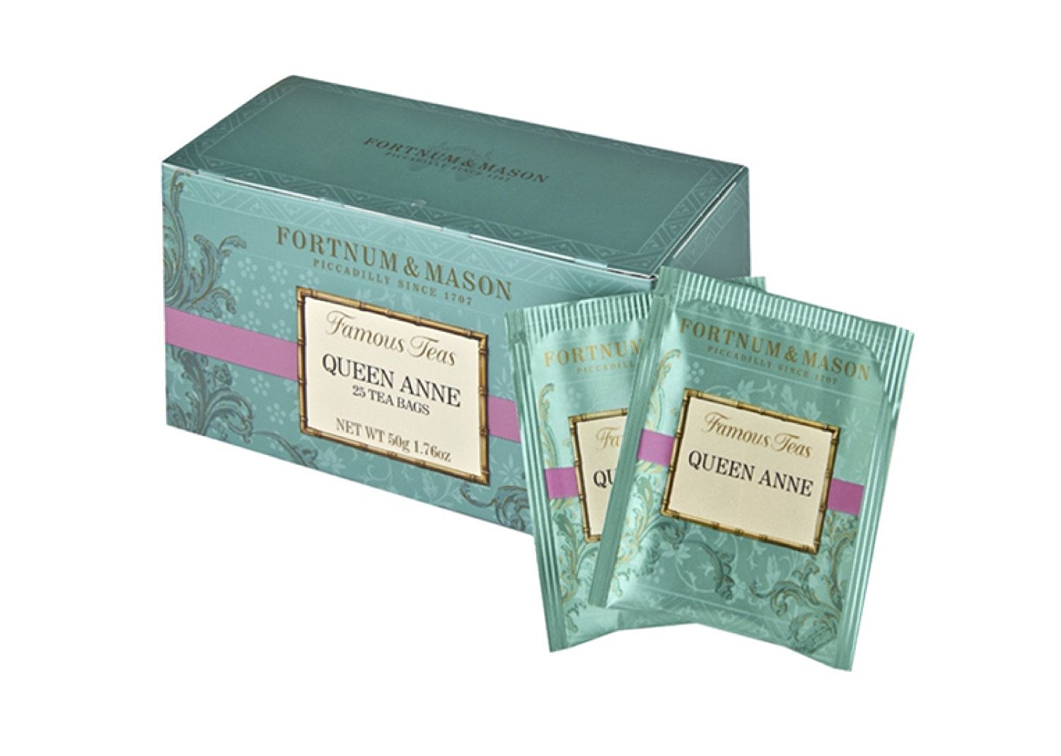 Fortnum and Mason Queen Anne Blend, 25 Count Tea Bags (1 Pack)