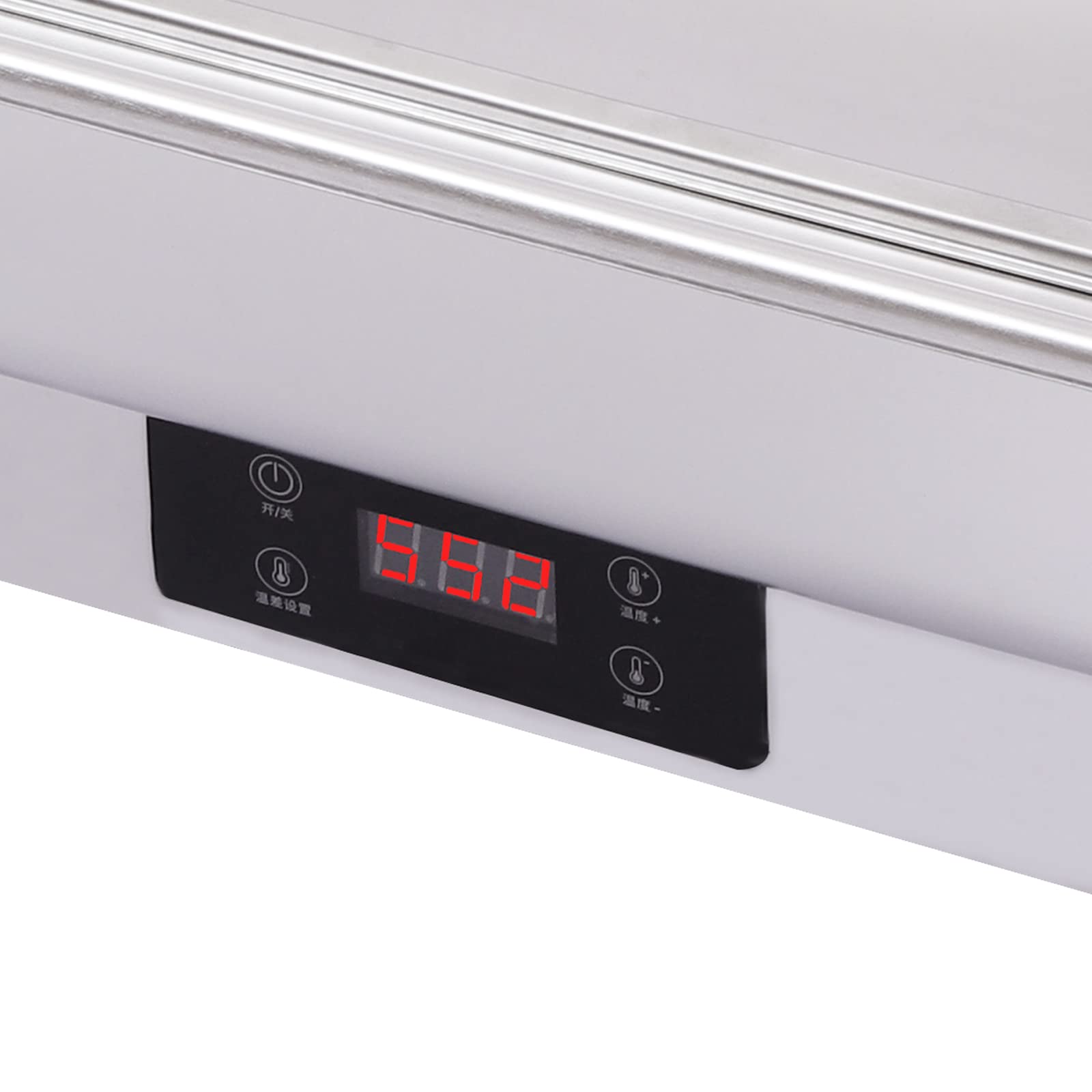 DNYSYSJ Electric Chafing Dish, 14L/14Q Commercial Chafing Dish Buffet Set Food Warmer Chafers and Buffet Warmers Chaffing Server Set for Dining Parties Wedding, Stainless Steel+PC (14L, 1 Tray)