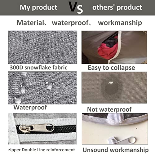 Hanging Laundry Hamper Bag Large Opening Large Capacity Expandable Multi-Pocket Over The Door Laundry Hamper Equipped With A Freely Adjustable Height Hook Hanging Laundry Bag For Clothes Storage