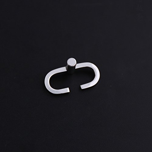 WINGOFFLY ZZ Lighting 2PCS Stainless Steel Bag Chain Adjustable Buckle Shorten Your Bag(2PCS Silver)