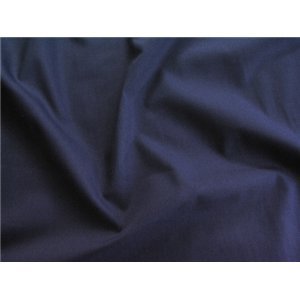 SyFabrics Poly/Cotton Broadcloth Fabric 56 Inches Wide (Navy Blue)