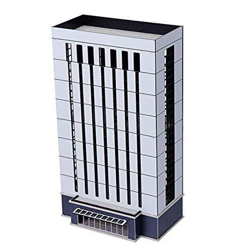 EatingBiting(R) N Scale 1/150 1/160 Modern Enterprise Government Skyscraper Buildings Models Realism Scene for DIY Sand Table Garden Micro Landscape Ornaments Decor Supply DIY Player Spray Painting