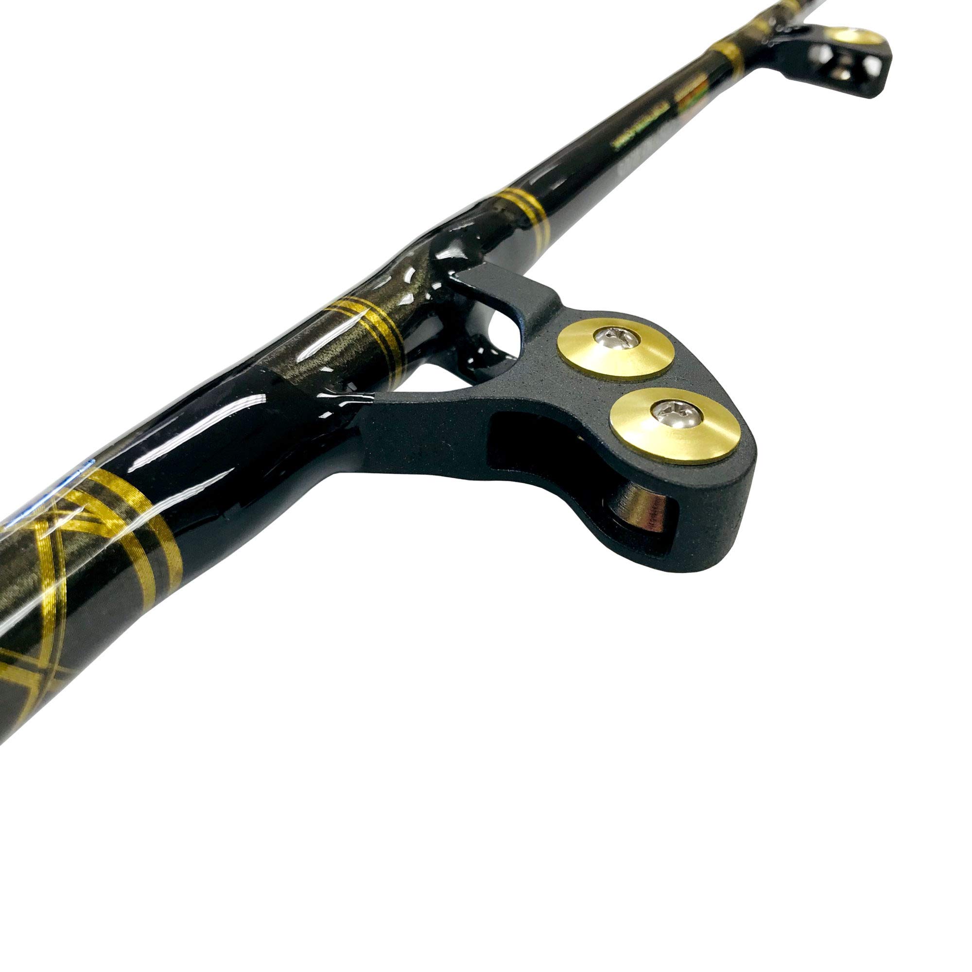 EatMyTackle 160-200 lb. Bent Butt Dredge Rod, Swing Tip | Blue Marlin Tournament Edition (4'8")