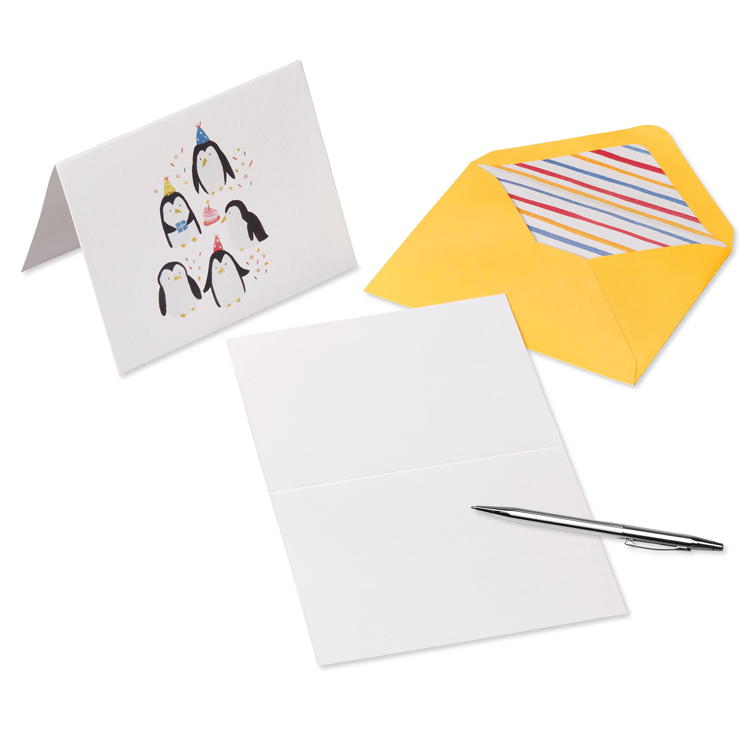Papyrus Blank Birthday Cards, Party Animal (20-Count)