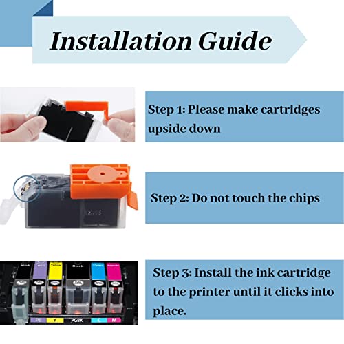 JoyPrinting CLI-226GY Compatible Canon CLI 226 Gray PGI-225 CLI226 Ink Cartridges for PIXMA MX882 MX892 MG5320 MG6220 MG5220 MG6120 MG8220 MX712 IP4820 IP4920 IX6520