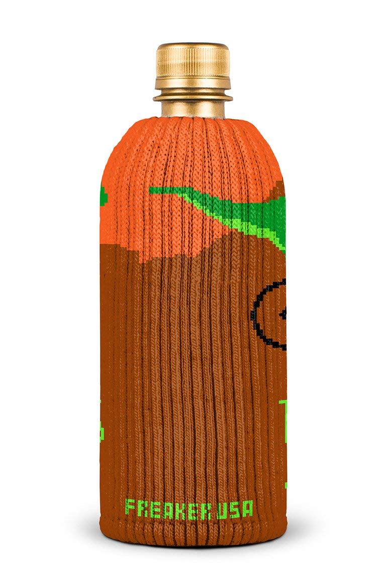 FREAKER Fits Every Bottle Can Beverage Insulator, Stops Bottle Sweat, Lance Tiny Arms Strong Cycling Tyrannosaurus Rex Bike Bicycle