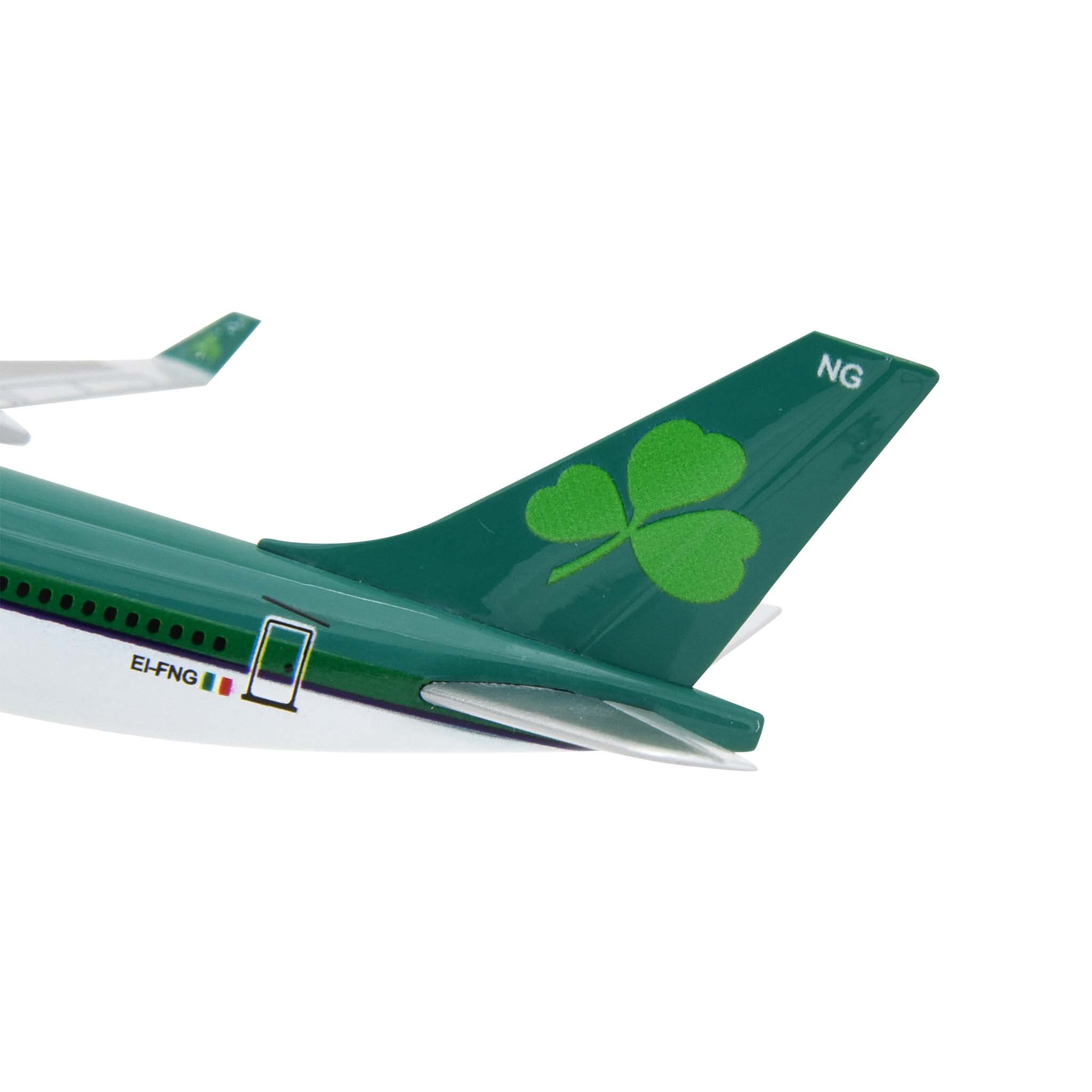 TANG DYNASTY 1:400 Air Bus A330-300 Ireland AER Lingus Metal Airplane Model Plane Toy Plane Model (Green)